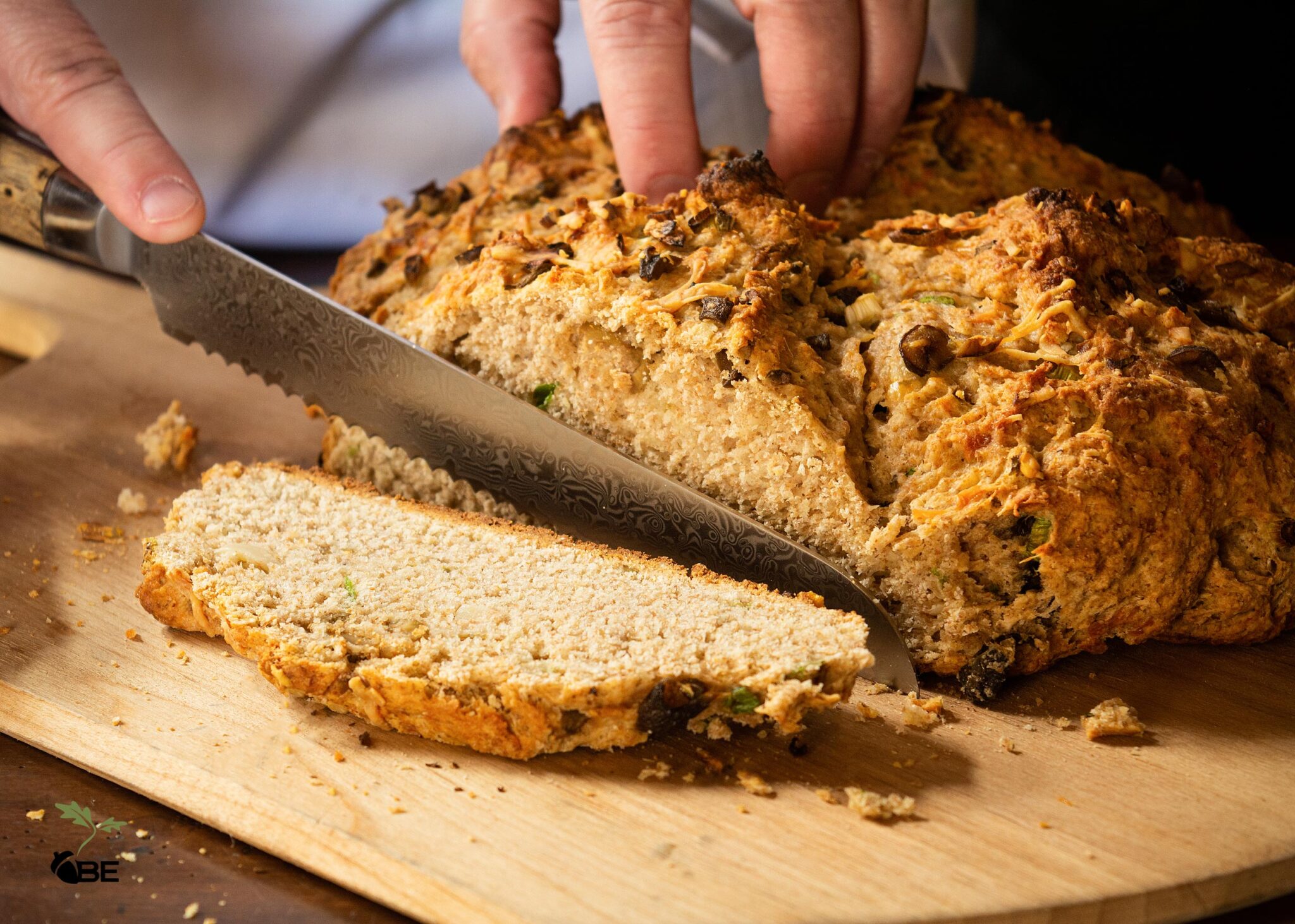 Green Onion & Olive Soda Bread – BE the Beautiful Life